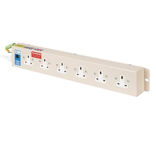Olson 13A 6 Way Hospital Grade Unswitched Socket with Neon PDU (HGN13A ...