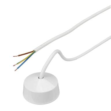 Olson 6A 3 Pin Prewired Plug-In Ceiling Rose with 3m Cable White (LDU ...