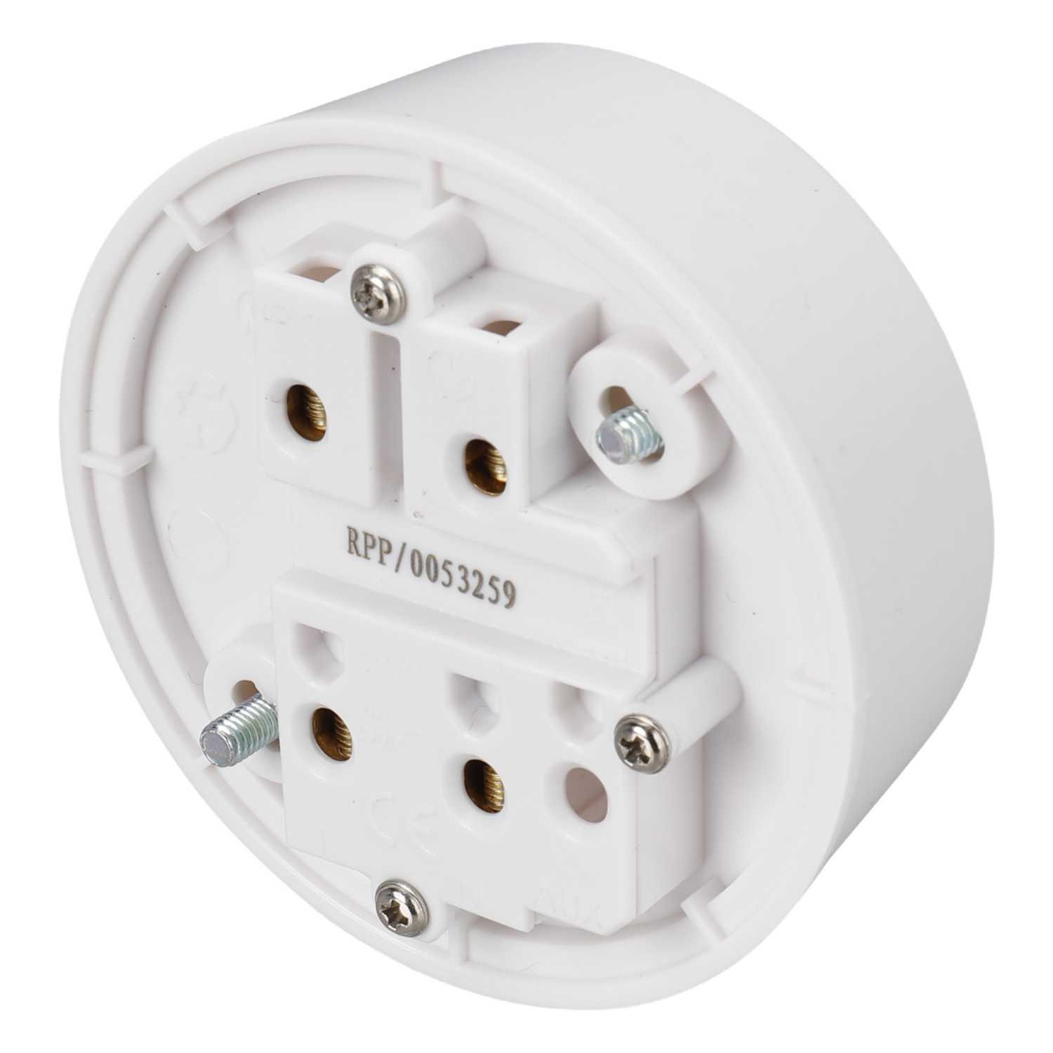 Olson 6A 3 Pin Ceiling Rose and Cover (LDU/3P/CR) | CEF