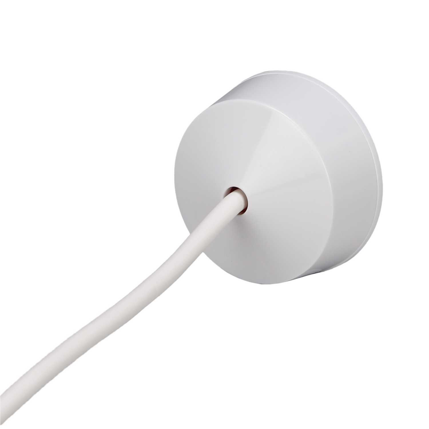 Olson 6A 4 Pin Prewired Plug-In Ceiling Rose with 2m Cable White (LDU/4P/0.75/2M/CR) | CEF