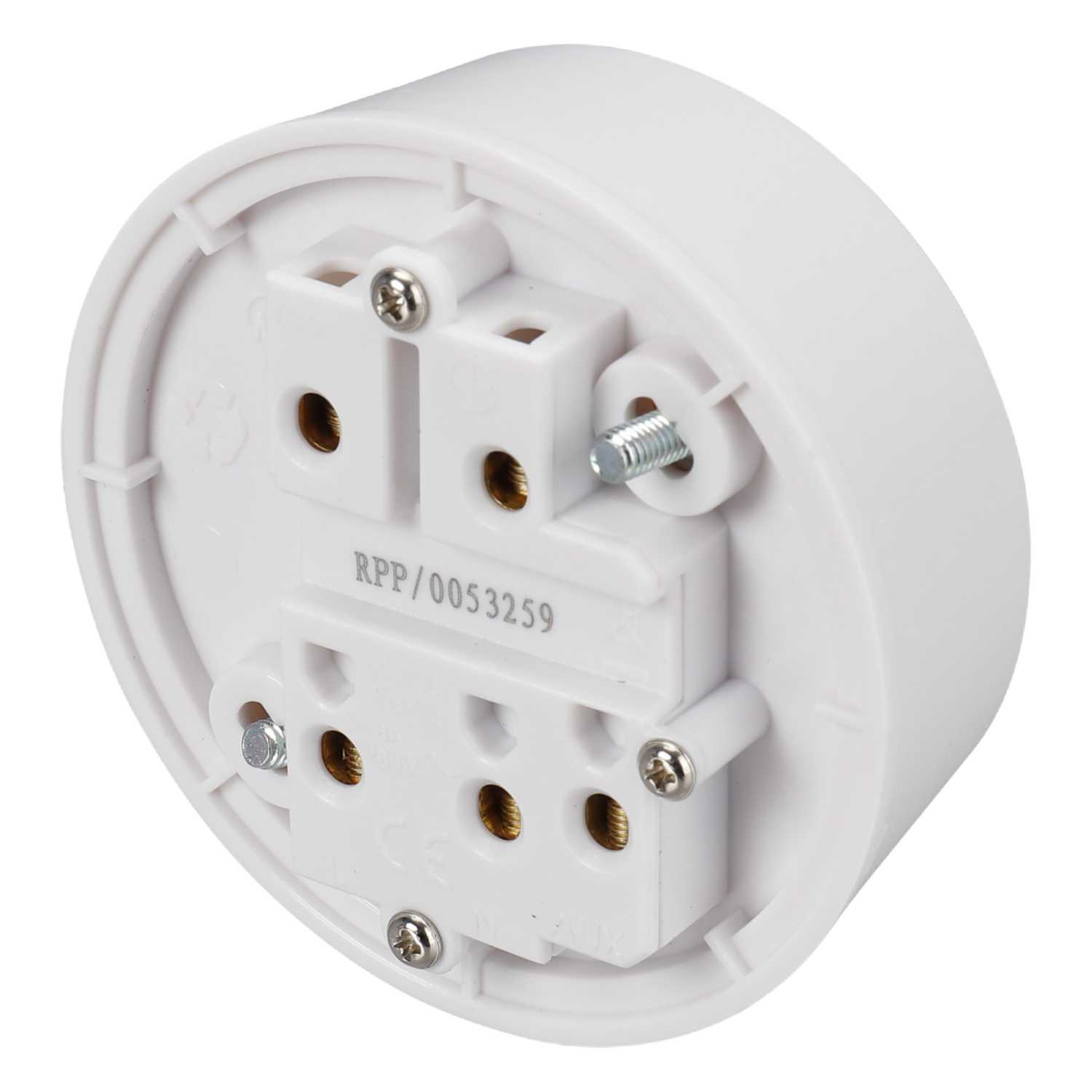 Olson 6A 4 Pin Ceiling Rose and Cover (LDU/4P/CR) | CEF