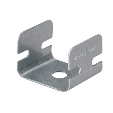 Olympic Fixings Steel Mini Trunking Cable Clip 19 x 15 x 22.5mm (Pack ...