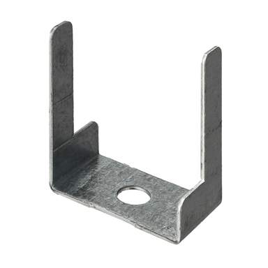 Olympic Fixings Steel Mini Trunking Cable Clip 29 x 15 x 32.5mm (Pack ...