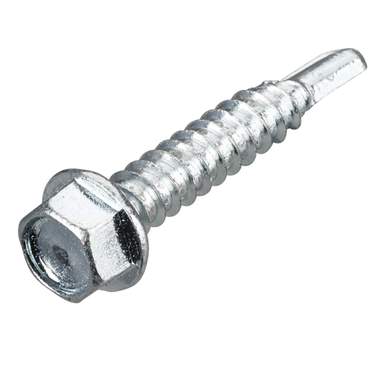 Olympic Fixings 5.5mm x 32mm Hexagon Head Plain Self Drilling Screws ...