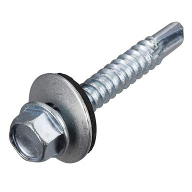 Olympic Fixings 5.5mm x 38mm Light Washered Hexagon Head Self Drilling ...