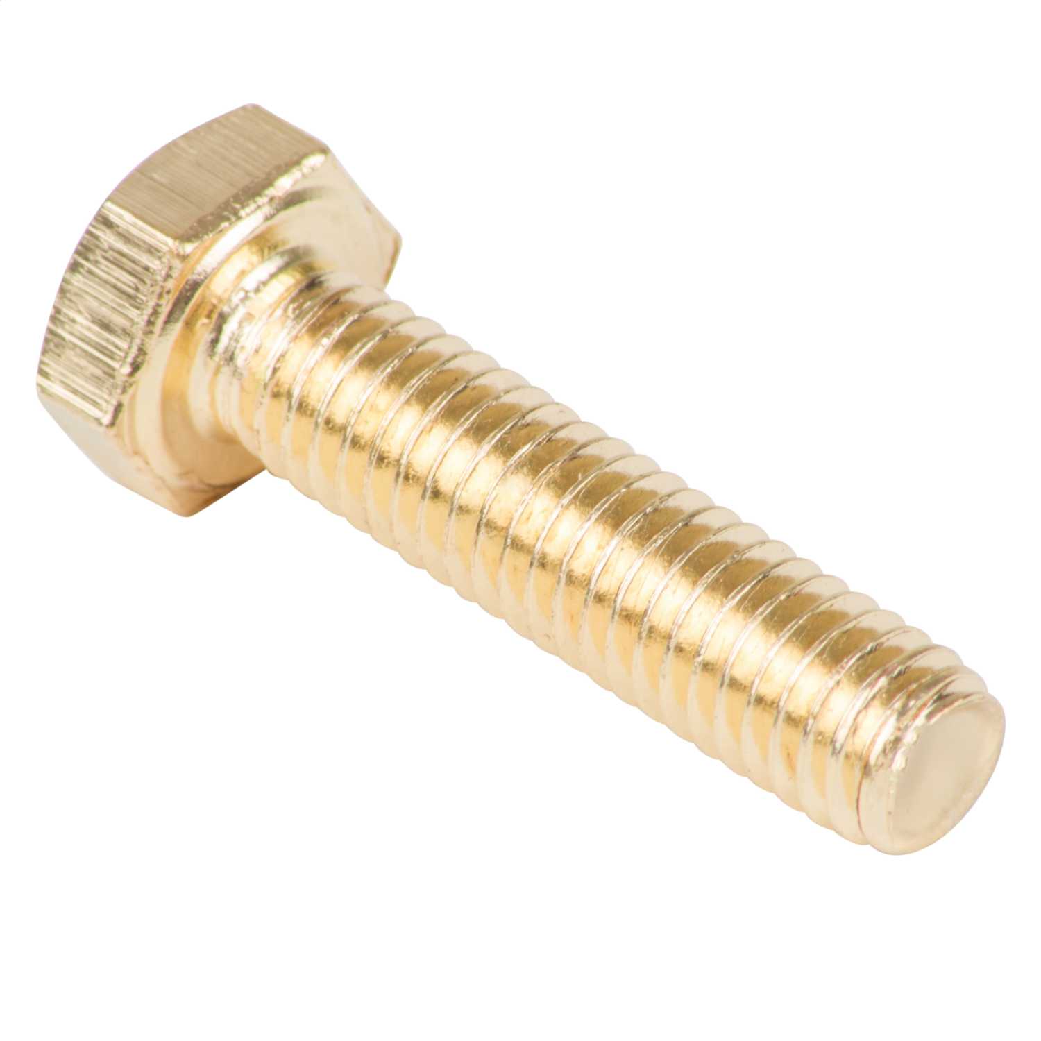 Olympic Fixings M6 x 25 Hexagon Head Set Screw Brass (Sold in 1's) (089 ...
