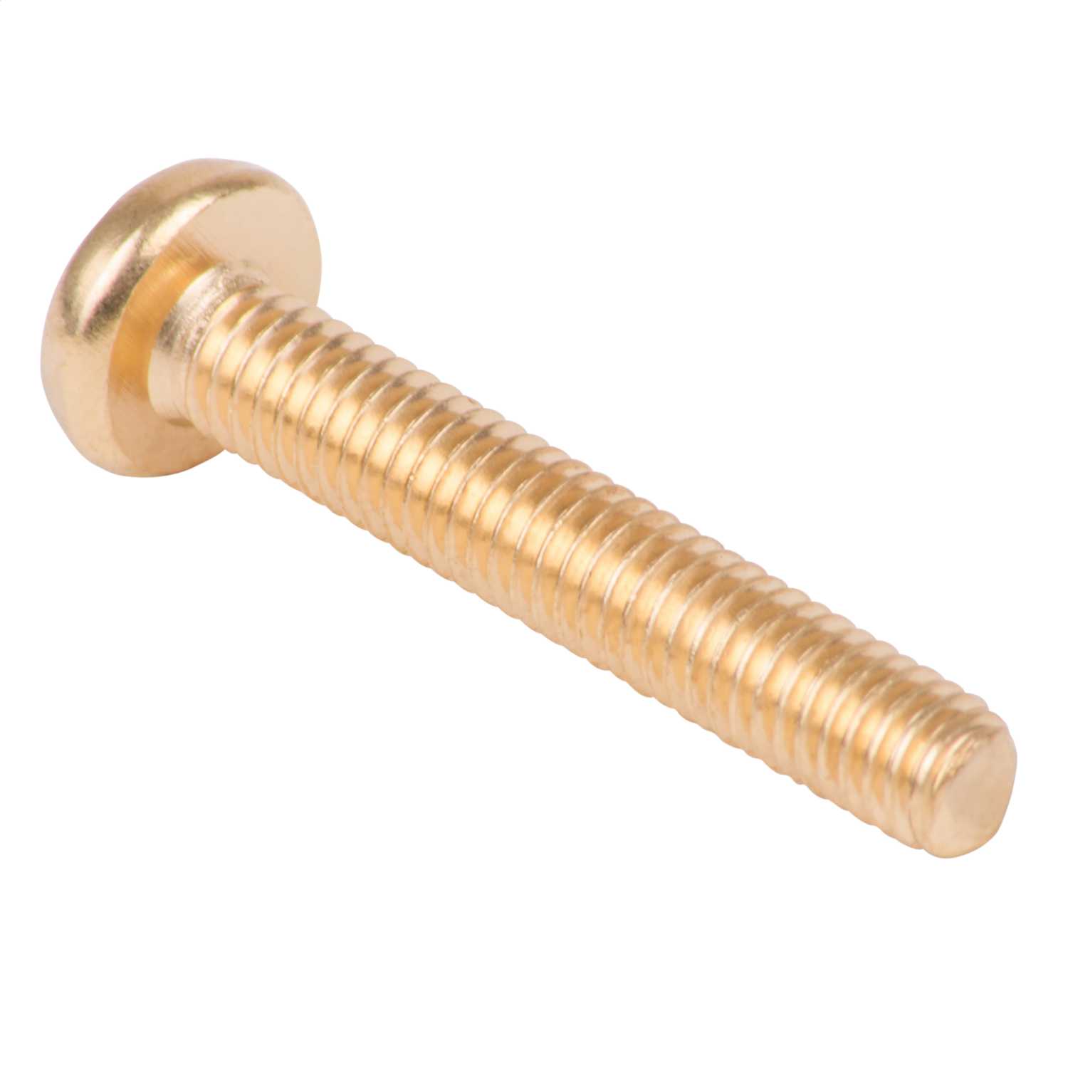 Olympic Fixings M4 x 25mm Pan Head Slot Screws Brass (Pack of 100) (216 ...