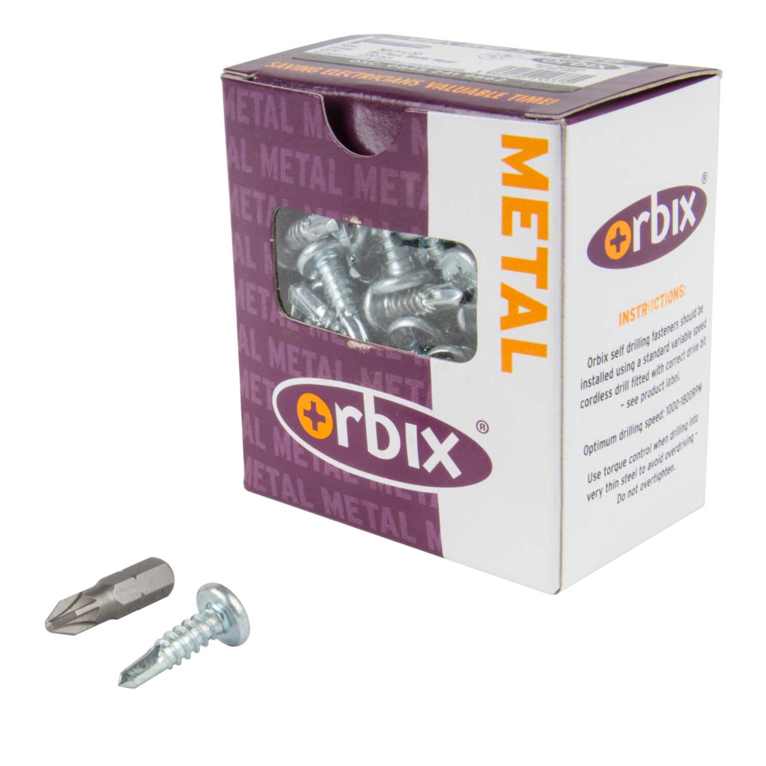 Orbix 5.5mm x 20mm Heavy Duty Self Drilling Screws BNP (Pack of 200 ...
