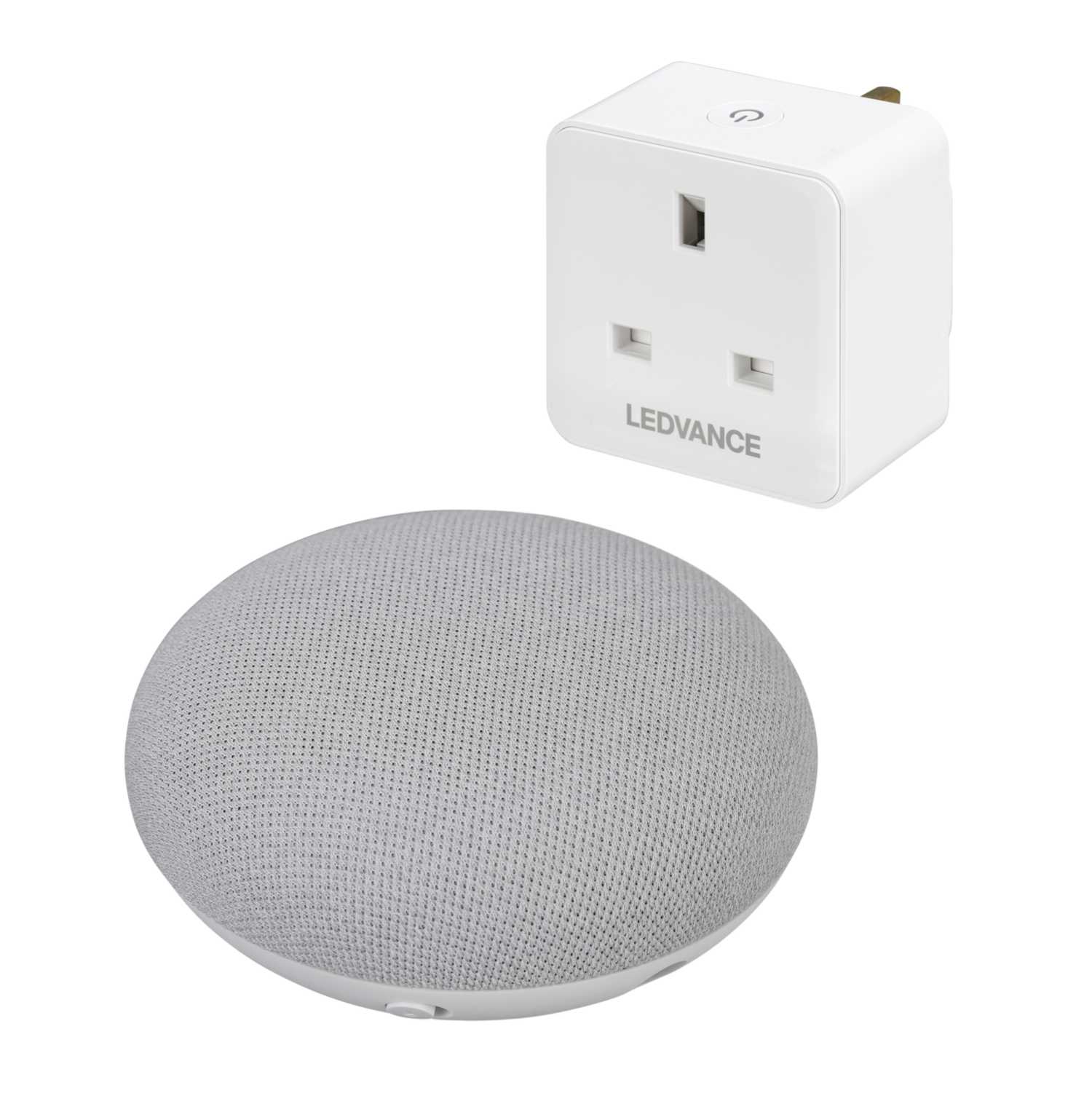 Ledvance Smart+ Bluetooth 13A Plug Adaptor and Google Nest Mini Starter ...