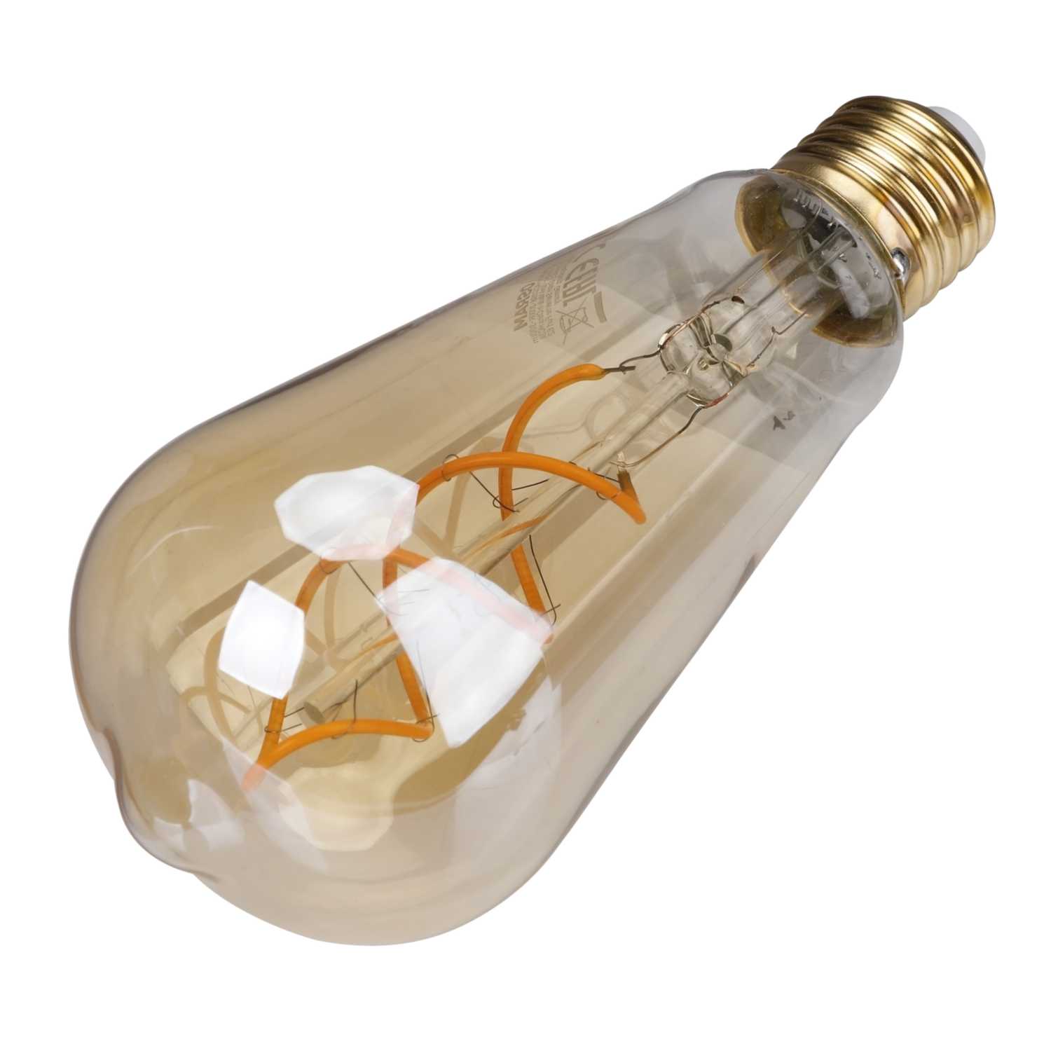 Osram Vintage 1906 4W ES LED Non Dimmable Filament Squirrel Cage Lamp ...