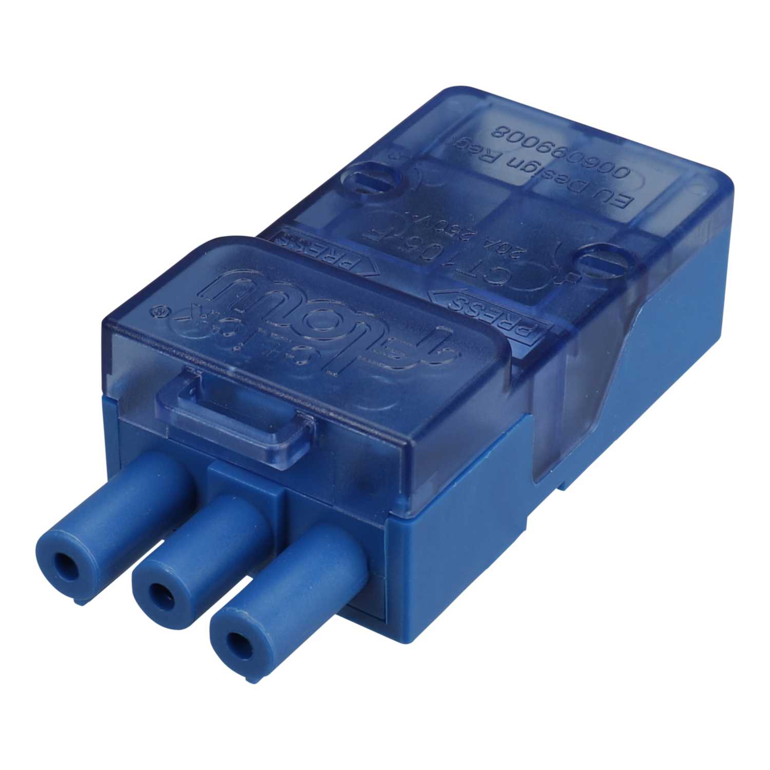 Ovia 20A 3 Pole Fast-Fit Connector with Push Fit Connectors (CT105C) | CEF