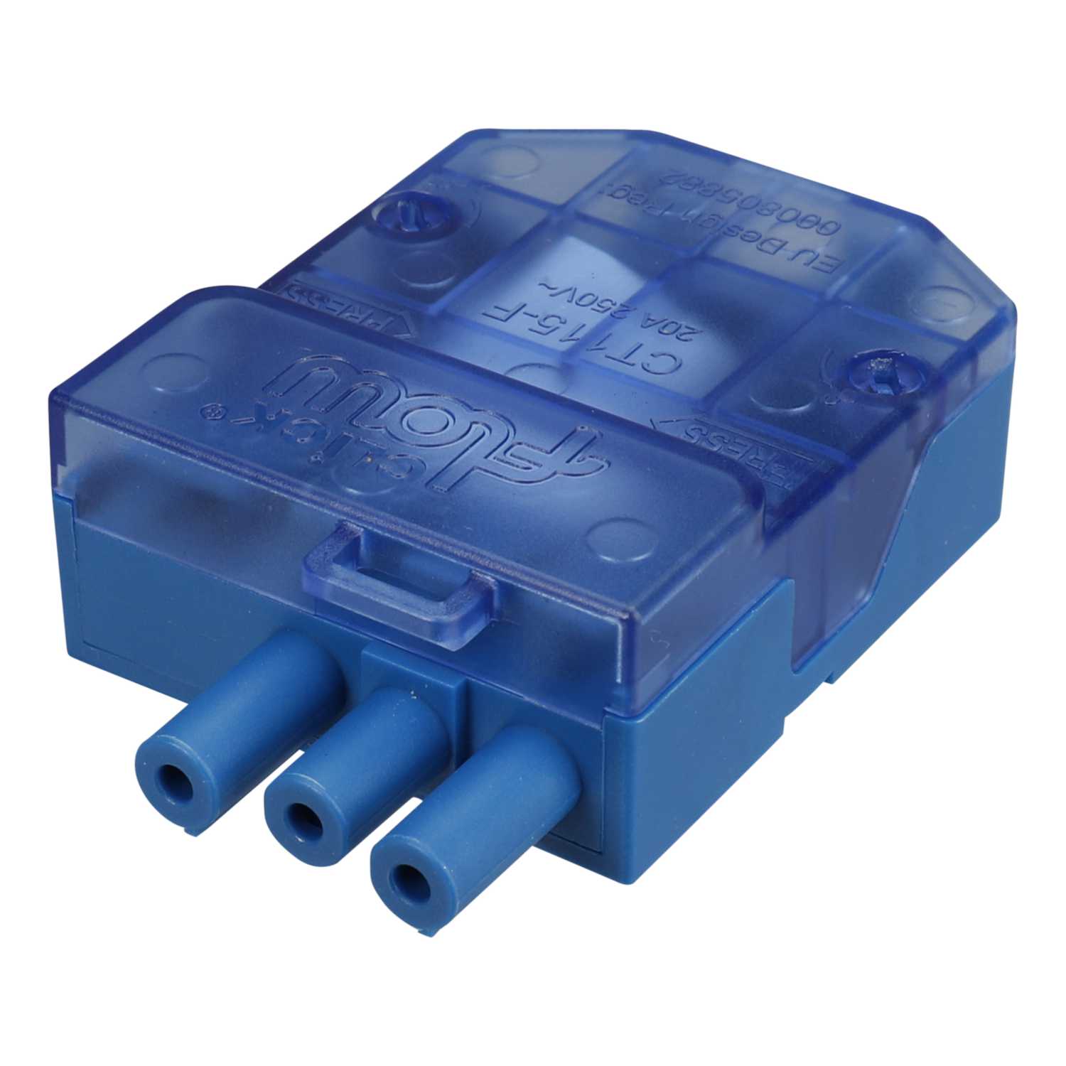 Ovia 20A 3 Pole Fast-Fit Connector with Push Fit Connectors and Loop ...