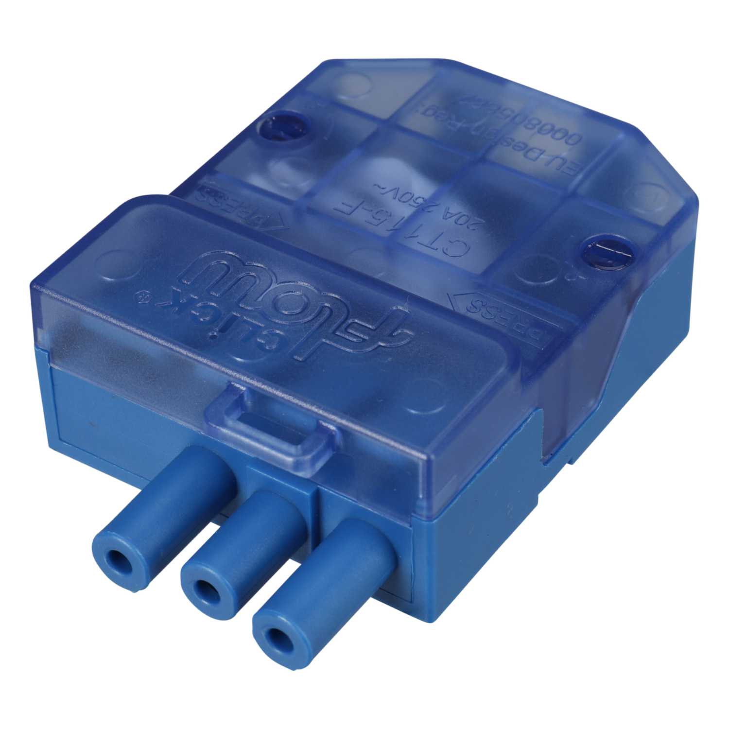 Ovia 20A 3 Pole Fast-Fit Female Connector with Push Fit Connectors and ...
