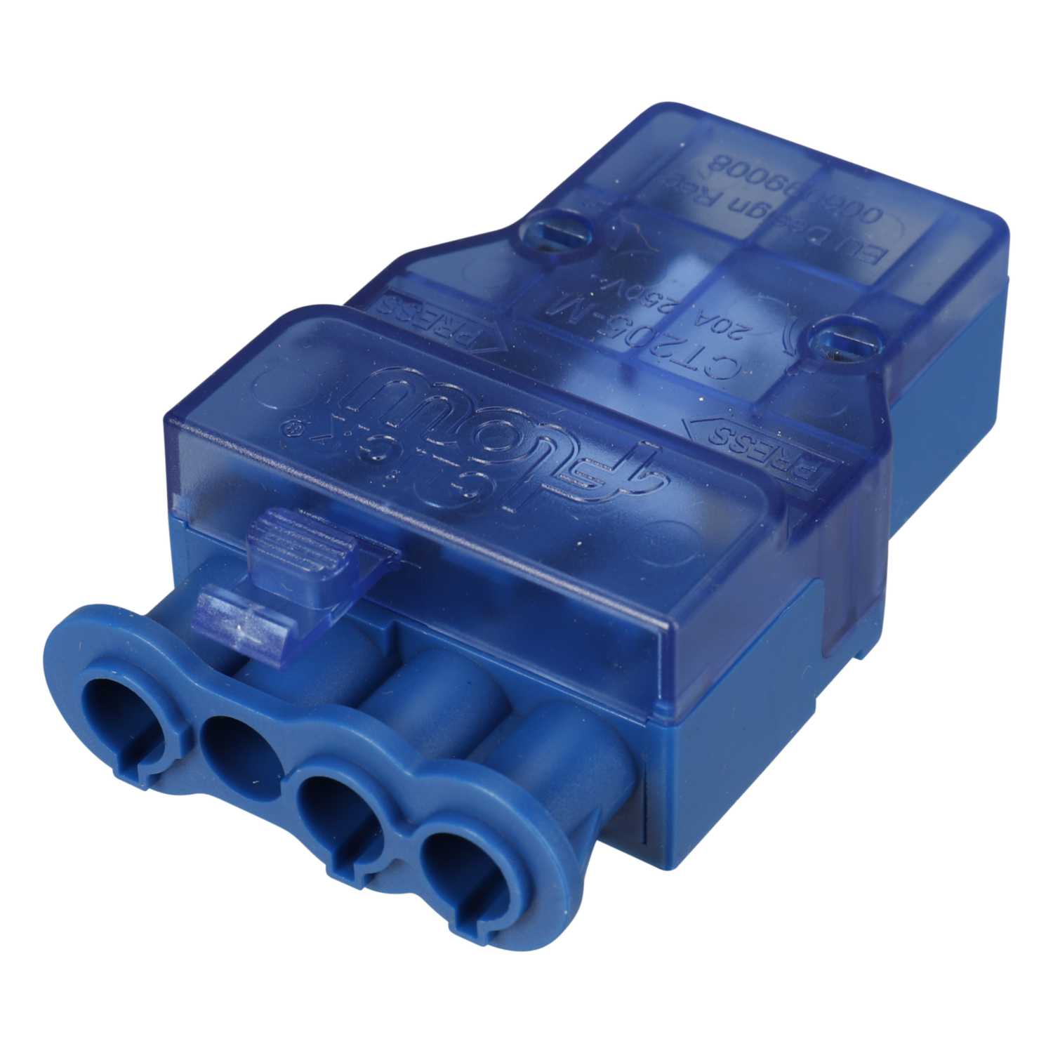 Ovia 20A 4 Pole Fast-Fit Male Connector Push Fit Connectors (CT205M) | CEF