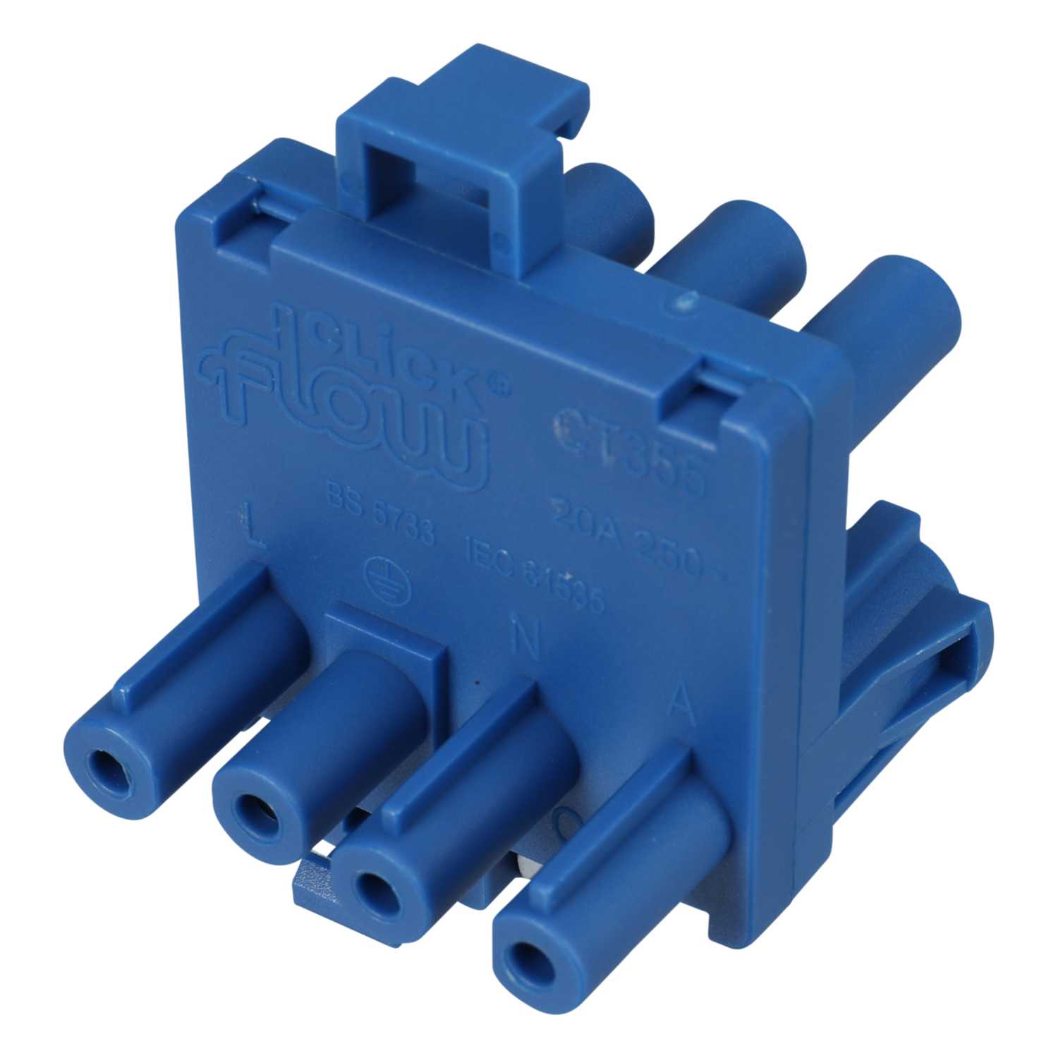 Ovia Flow 20A 230V 4 Pin Fast-Fit (1 in / 2 out) Compact Splitter ...