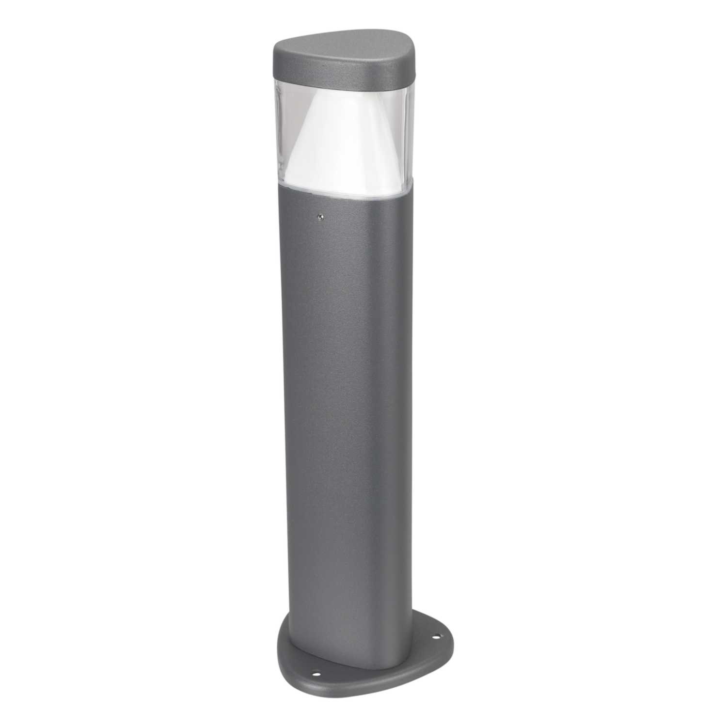 Ovia Tribus 7W LED Triangular Mini Bollard Grey 3000K (OV2713W7GY) | CEF