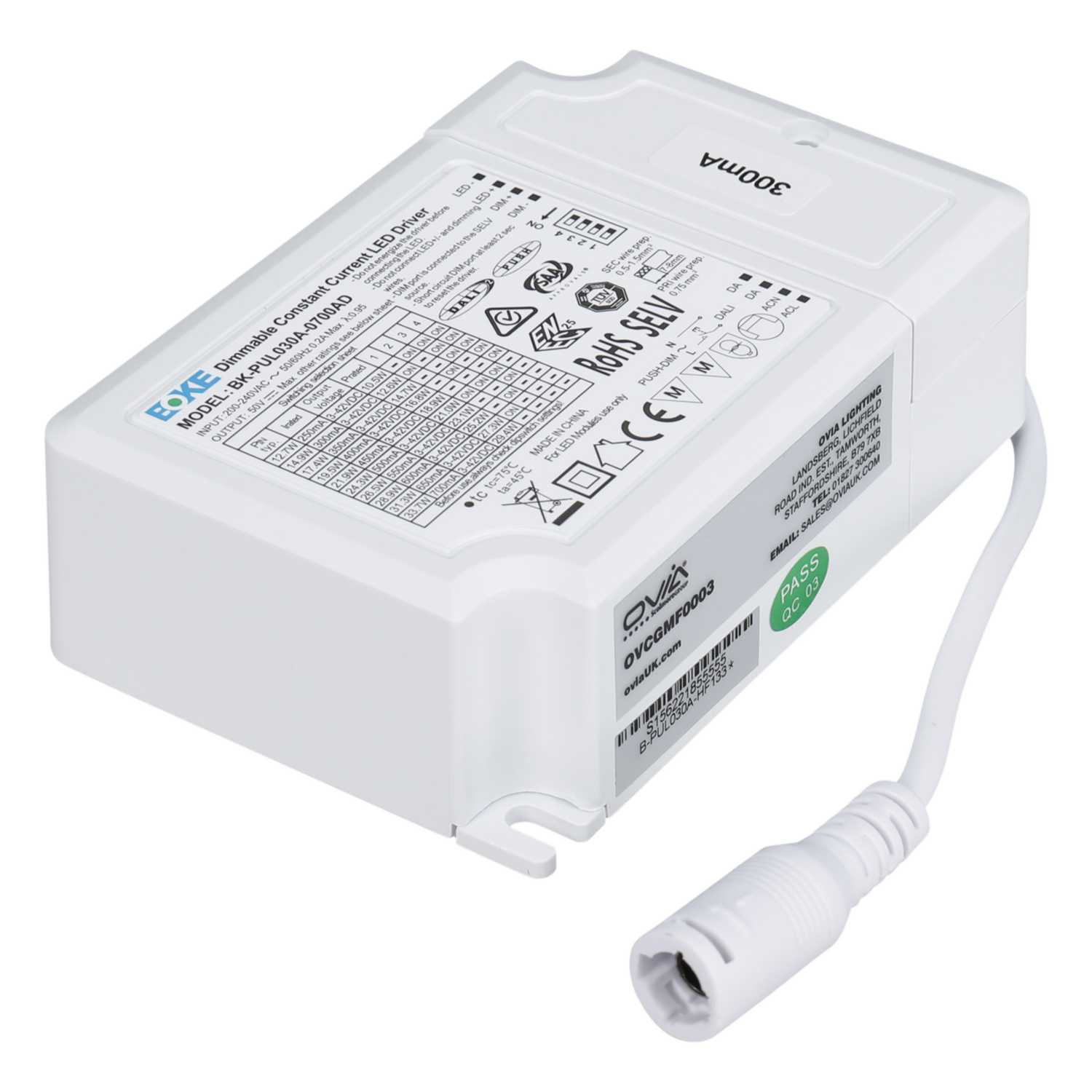Ovia 38 - 69W 230V Multi-Function Dimmable LED Driver (OVCGMF0002) | CEF