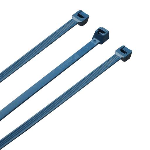 Panduit 291mm x 4.8mm Antimicrobial Metal Detectable Cable Ties Blue ...