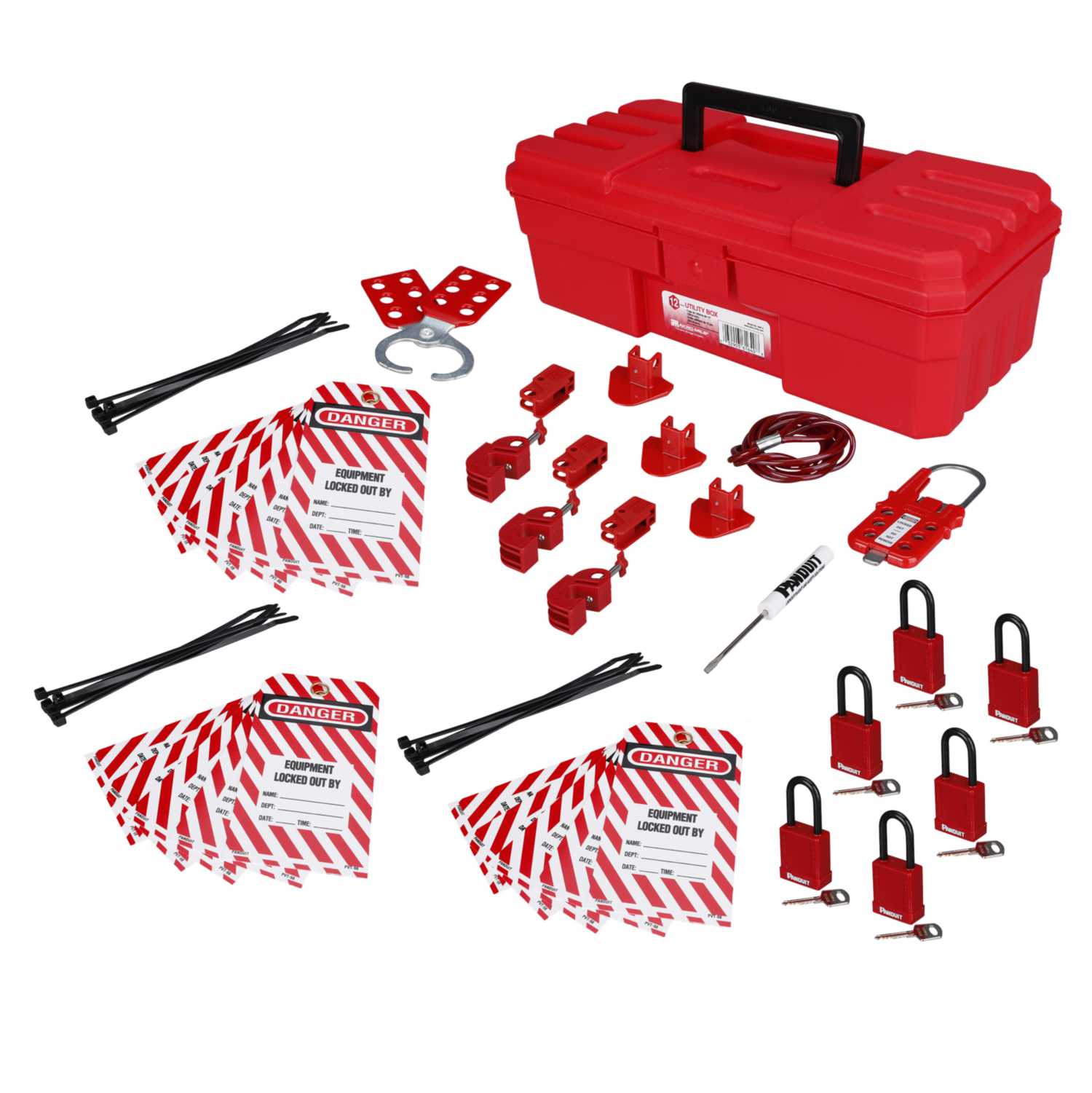 Panduit 34 Piece Contractor Lockout Kit (PSL-KT-CONA) | CEF