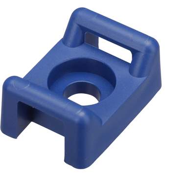 Panduit 22mm x 15.6mm Metal Detectable Cable Tie Mount Dark Blue (Pack ...