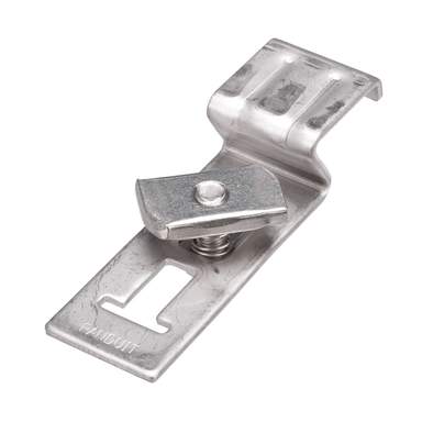 Panduit Stainless Steel Cable Tie Mounting Clip for Cable Tray (Pack of ...