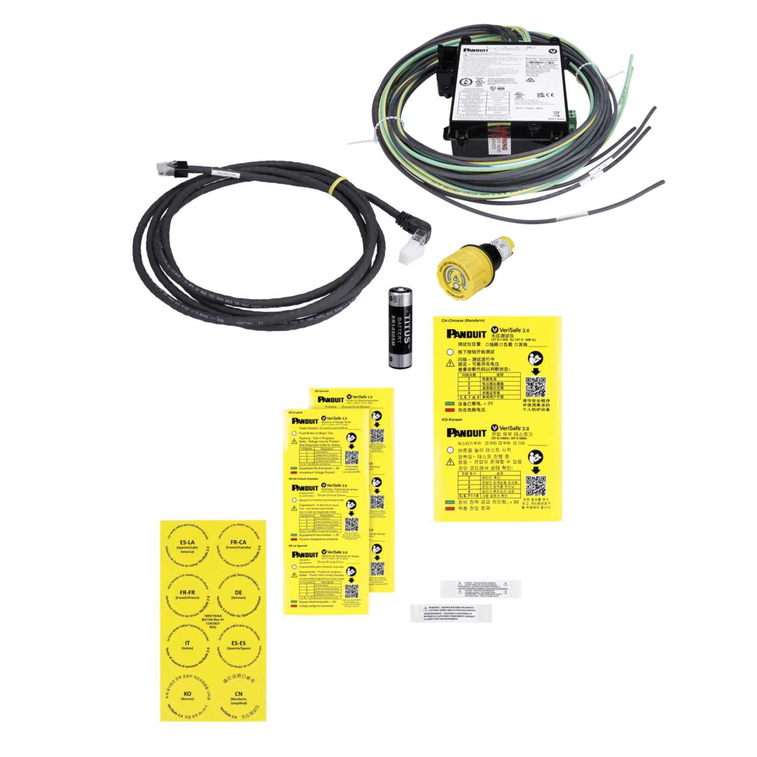Panduit VeriSafe 2.0 Single Phase AVT Battery Indicator with 2.4m ...