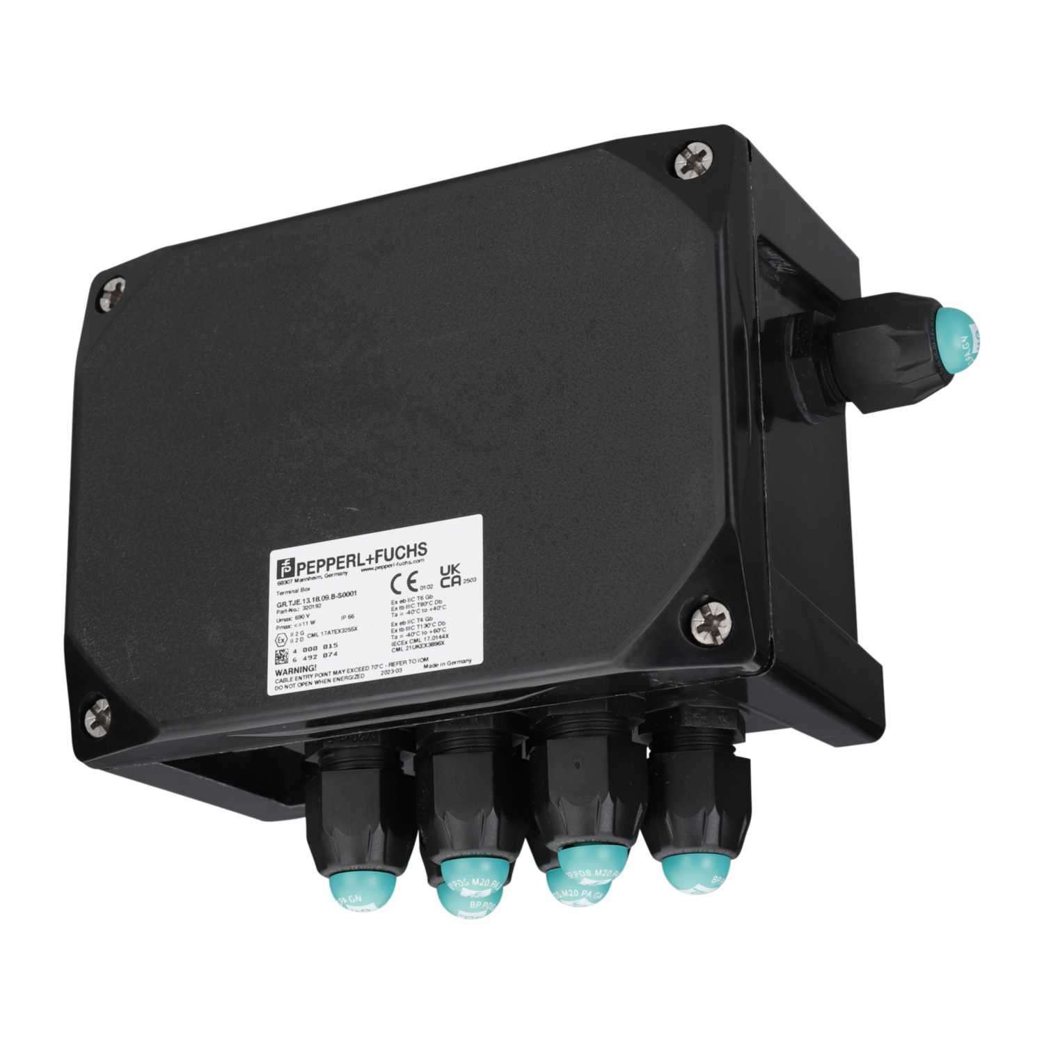 Pepperl & Fuchs Zone 1 Ex Junction Box with 18 x UT2.5 Terminals ...