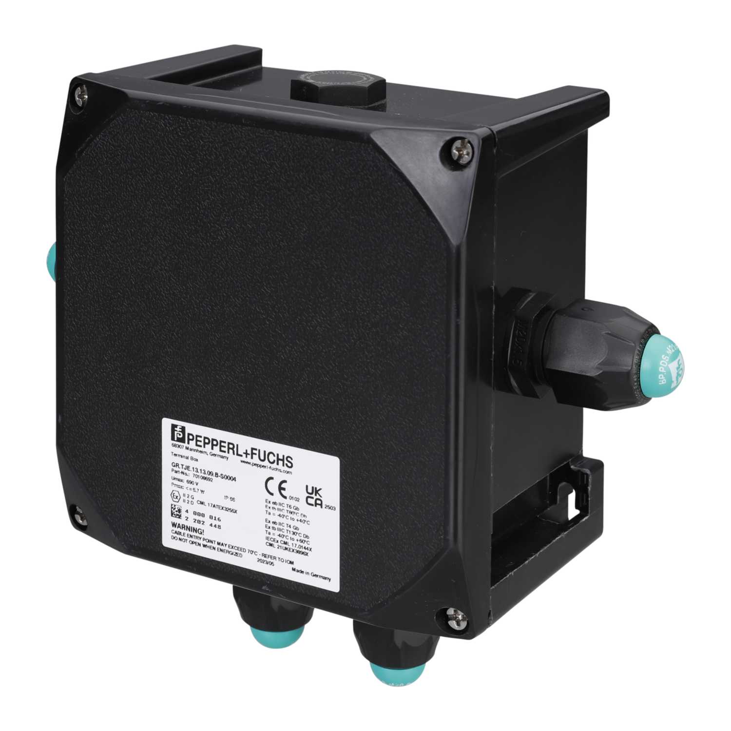 Zone 1 Ex Junction Box with 9 x UT2.5 Terminals GRP ( 70108692 ) | CEF