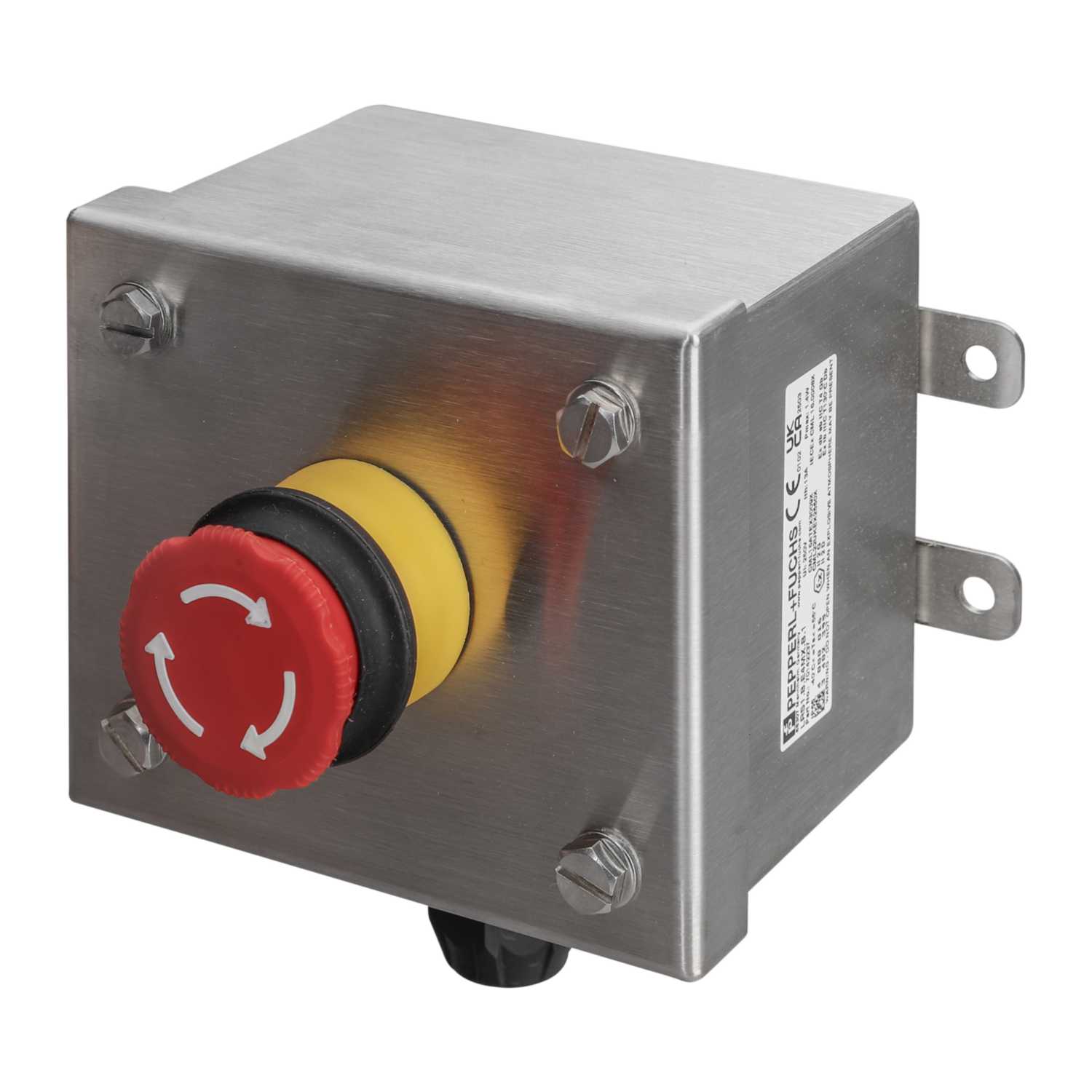 Pepperl & Fuchs Emergency Stop Ex Control Station Stainless Steel ...