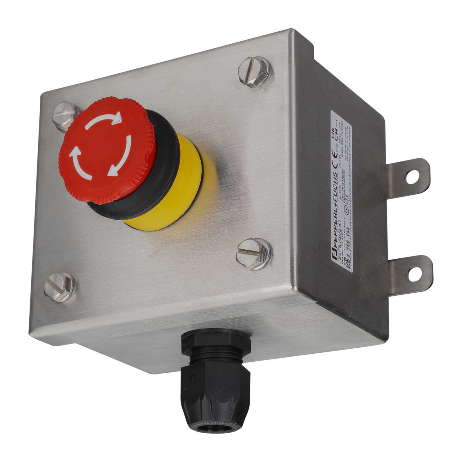 Pepperl & Fuchs Emergency Stop Ex Control Station Stainless Steel ...