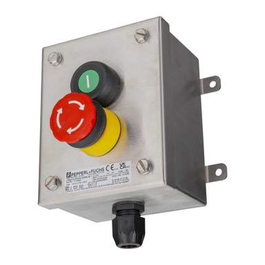 Pepperl & Fuchs Start / Emergency Stop Ex Control Station Stainless ...