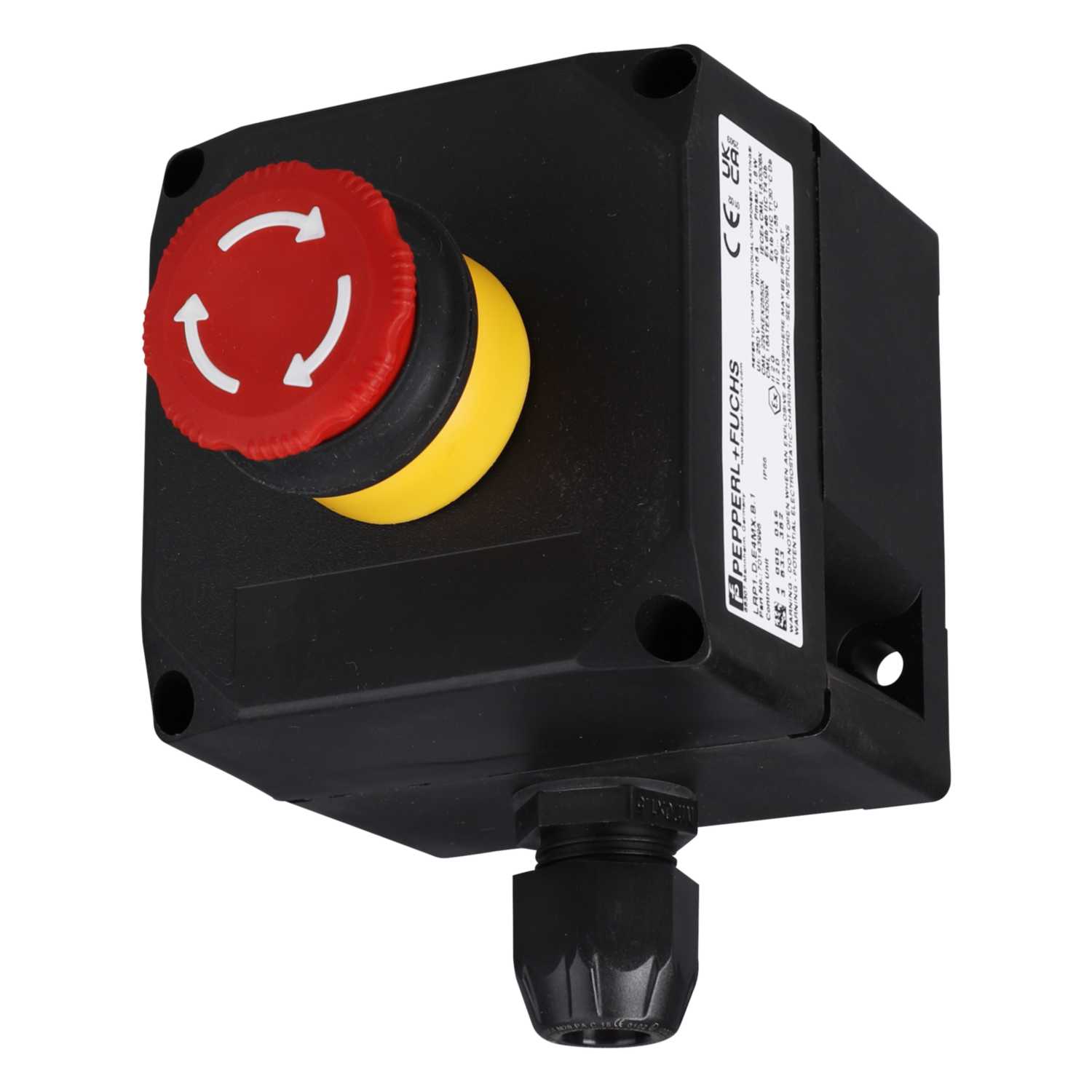 Pepperl & Fuchs 1 Way Emergency Stop Ex Control Unit Polyamide ...
