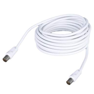 Philex 10m TV Lead Plug to Plug White (26005ST) | CEF
