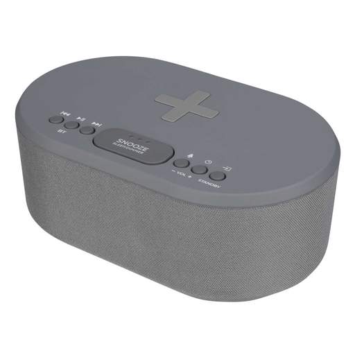 i-box Dawn Bedside Alarm Clock Radio with Wireless Charging (79233PI) | CEF
