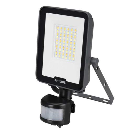 Philips Ledinaire All-in 20W LED Tri-Colour Floodlight with PIR Black ...
