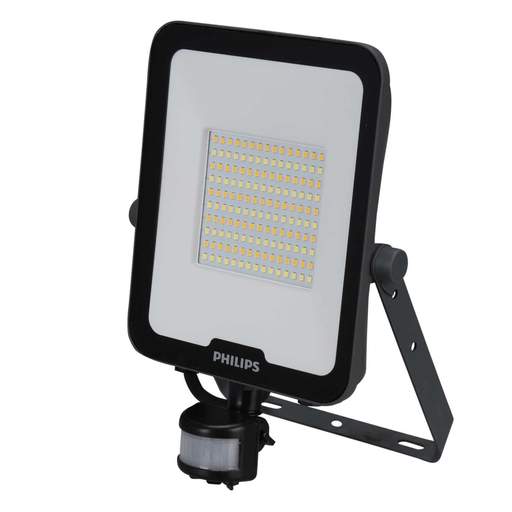 Philips Ledinaire All-in 50W LED Tri-Colour Floodlight with PIR Black (911401894386) | CEF
