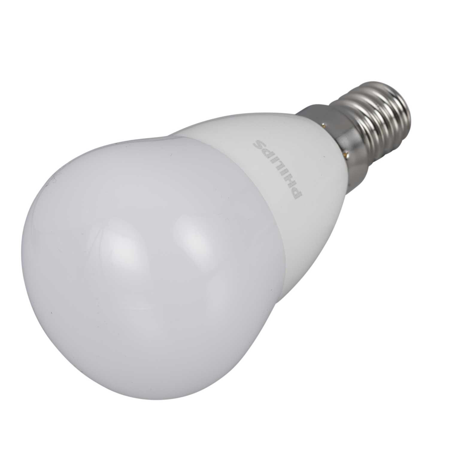 Philips CorePro Lustre 2.8W SES LED Non Dimmable Golf Ball Lamp Opal ...