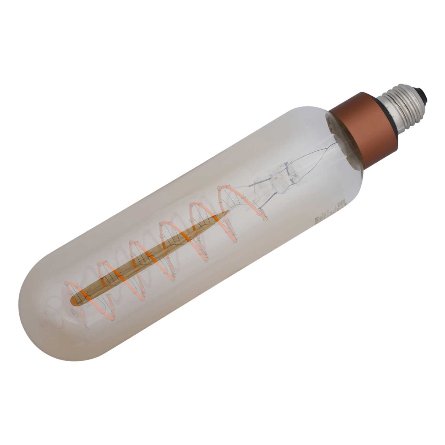 Philips Classic Giant 7W ES LED Dimmable Filament T65 Lamp Gold 1800K ...