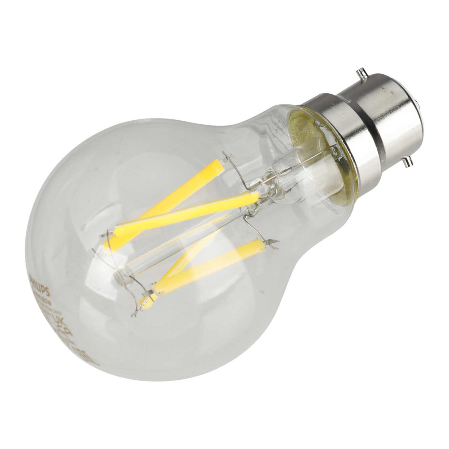 Philips Master Glass DimTone 5.9W BC LED Dimmable Filament GLS Lamp ...