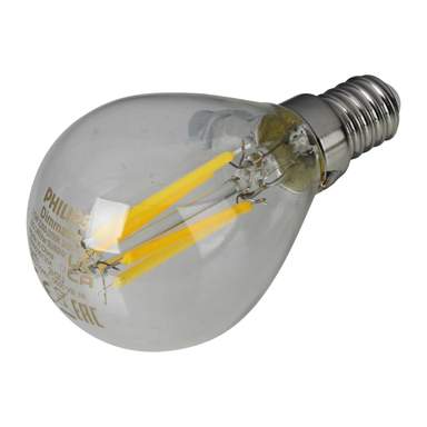 Philips Master Glass DimTone 2.5W SES LED Dimmable Filament Golf Ball ...