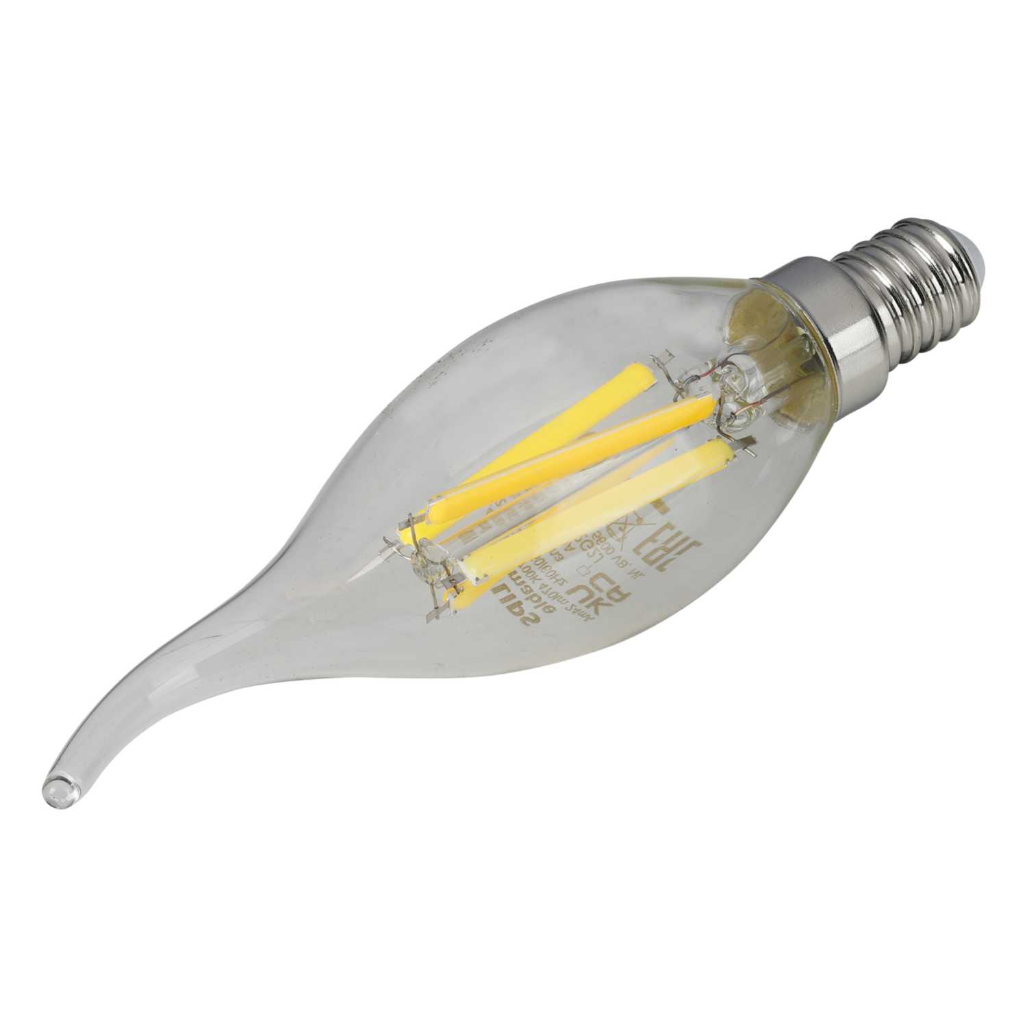 Philips Master DimTone 3.4W SES LED Dimmable Bent Tip Filament Candle ...