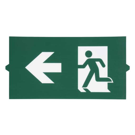 Ecolink Exit Box Legend Left Arrow (ECO-EX-W-LG-L) | CEF