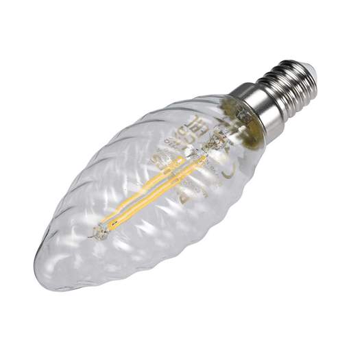 Philips CorePro 2W SES LED Non Dimmable Filament Twisted Candle Lamp ...
