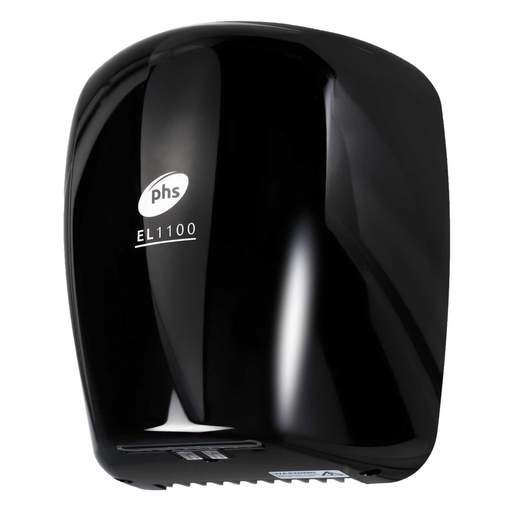 PHS Warner Howard EL1100 1.1kW Low Energy Automatic Hand Dryer Black ...