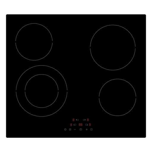 Statesman 60cm 4 Zone Ceramic Hob with Touch Control Black (CHZ460T) | CEF