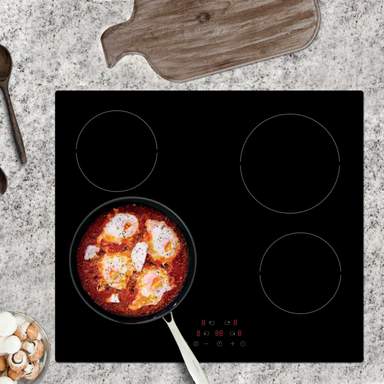 Statesman 60cm 4 Zone Ceramic Hob with Touch Control Black (CHZ460T) | CEF