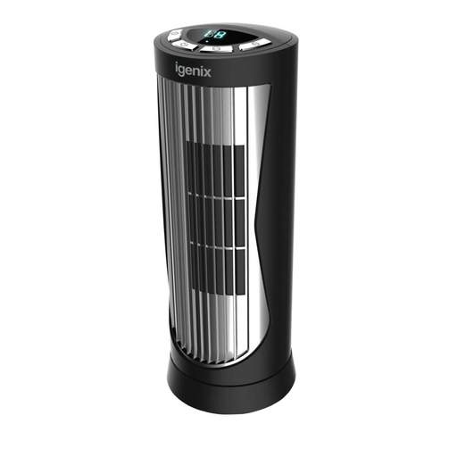Igenix 12" Digital Mini Tower Fan Black (DF0022) | CEF