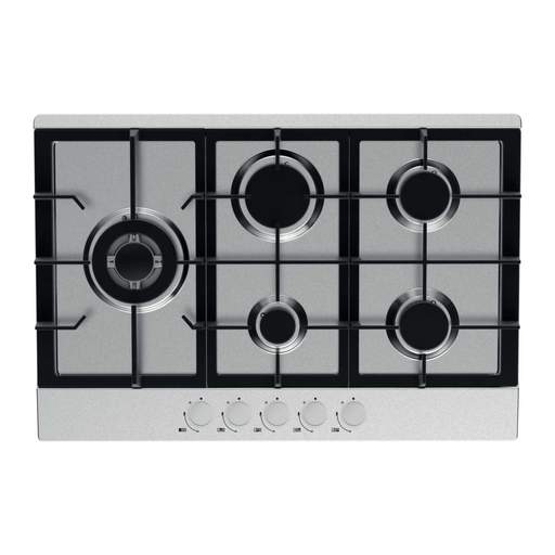 Statesman 75cm 5 Zone Gas Hob Stainless Steel (GH75SS) | CEF