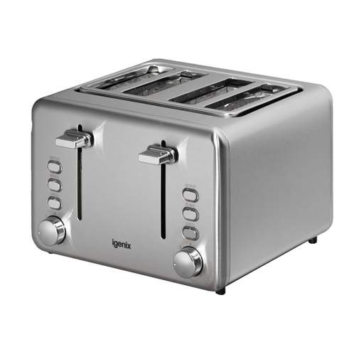 Igenix Stainless Steel 4 Slice Toaster (IG3204) | CEF
