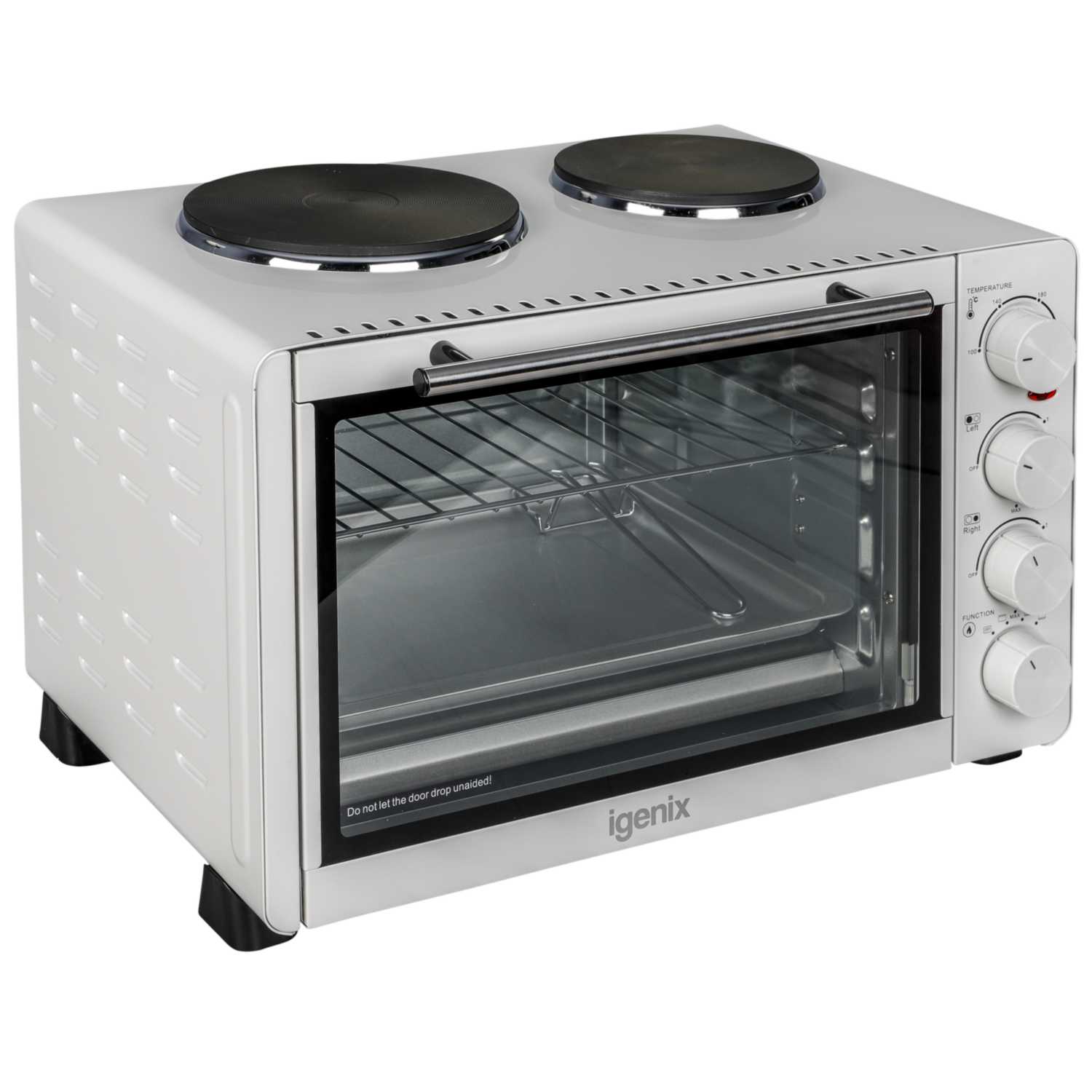 Igenix 30L Electric Mini Oven with Double Hotplates (IG7130) | CEF